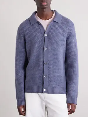 Mr P. Textured Wool And Cashmere-blend Overshirt