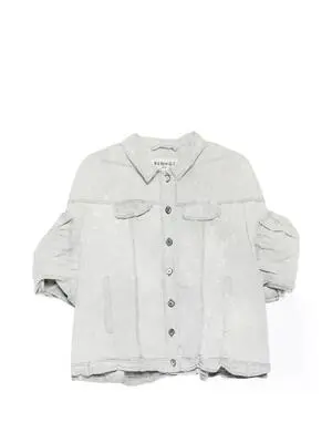 RUNDHOLZ Acid Wash Puff Sleeve Jacket