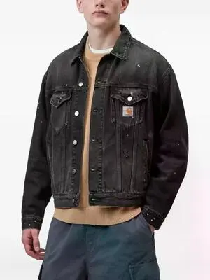 Carhartt Work In Progress Helston Denim Jacket - Black