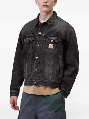 Carhartt Work In Progress Helston Denim Jacket - Black
