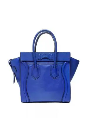 Celine Micro Luggage Leather Tote Bag