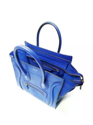 Celine Micro Luggage Leather Tote Bag