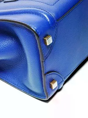 Celine Micro Luggage Leather Tote Bag