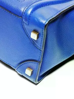 Celine Micro Luggage Leather Tote Bag