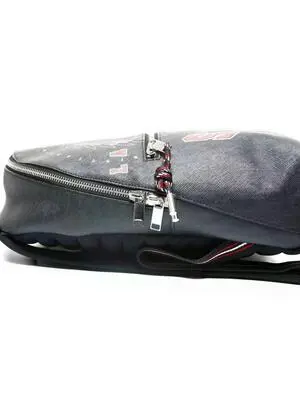 Dior Logo-print Leather Backpack