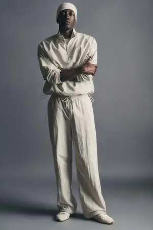 Alo Yoga ALO Takeaway Track Straight Leg Pants Bone