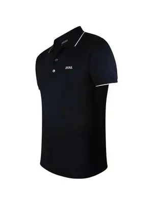 Zegna Logo-embroidered Polo Shirt
