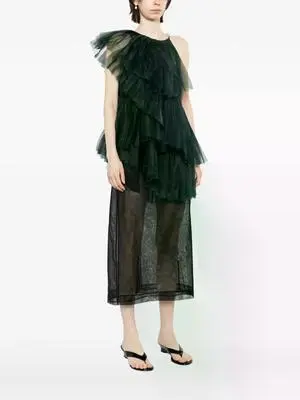 Aje Westlyn Tulle Blouse