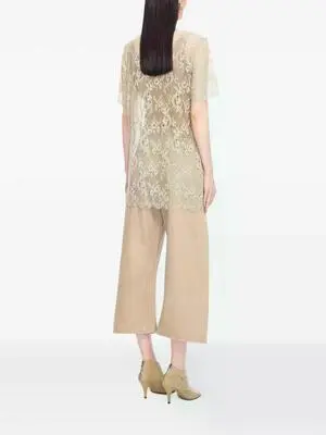 JNBY Embroidered Lace T-shirt - Neutrals