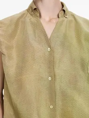 JNBY Dot-jacquard Sleeveless Shirt