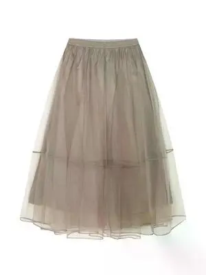JNBY Tulle Midi Skirt - Neutrals