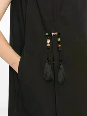 JNBY Embellished Tassel Detail Dress - Black