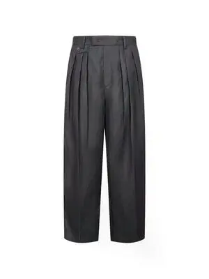 JNBY Pleated Cropped Trousers - Grey