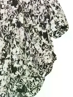 JNBY Floral Print Gathered Shirt