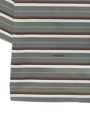 CROQUIS Striped-print T-shirt