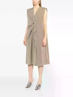 JNBY Deconstructed Sleeveless Dress With Bead Embellishment