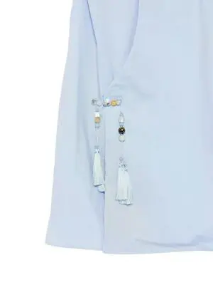 JNBY Embellished Tassel Detail Top