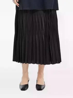 JNBY Draped Pleated Skirt - Black