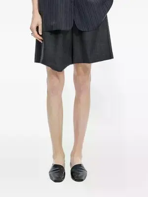 JNBY Tailored Twill-weave Shorts - Grey