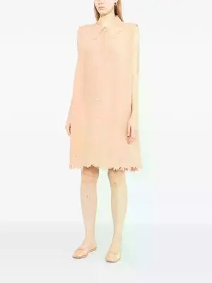 JNBY Scalloped Hem Shirt Dress - Neutrals