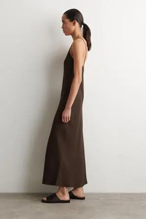 Cos V-neck Midi Cami Dress