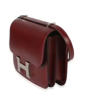 Hermès Constance 18 Leather Handbag - Red