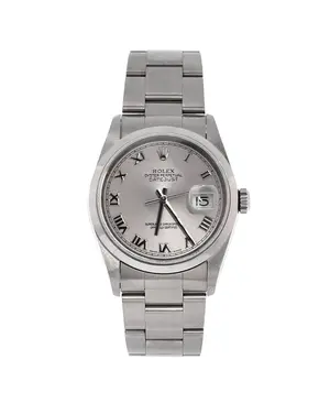 ROLEX Oyster Perpetual Datejust Automatic Watch In Stainless Steel 36mm - Dial Color: Silver