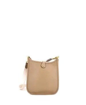 Hermès Tpm Long Strap Evelyne Bag Clemence - Neutral