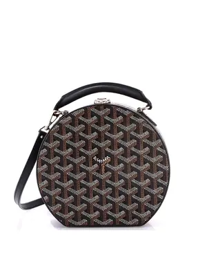 Goyard Alto Hatbox Bag Coated Canvas - Black