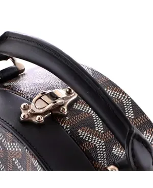 Goyard Alto Hatbox Bag Coated Canvas - Black