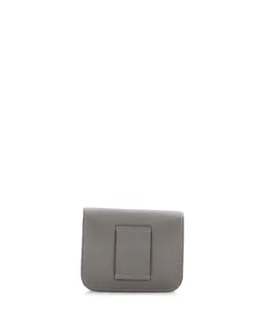 Hermès Constance Slim Wallet Evercolor - Gray