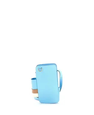 Hermès Hermesway Phone Case Crossbody Bag Epsom - Blue