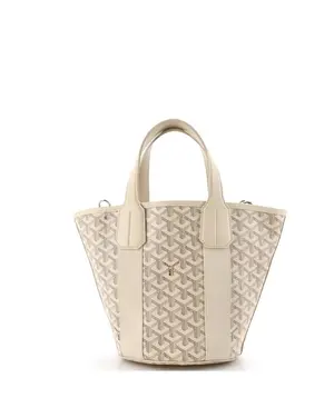 Goyard Pm Belharra Tote Coated Canvas - Neutral