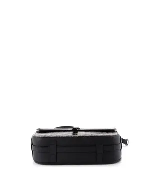 Goyard Mm Belvedere Ii Messenger Bag Coated Canvas - Black