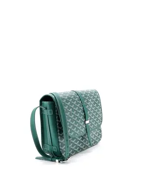 Goyard Mm Belvedere Ii Messenger Bag Coated Canvas - Green
