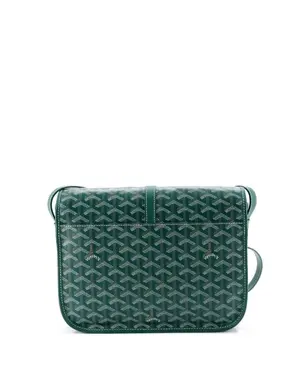 Goyard Mm Belvedere Ii Messenger Bag Coated Canvas - Green