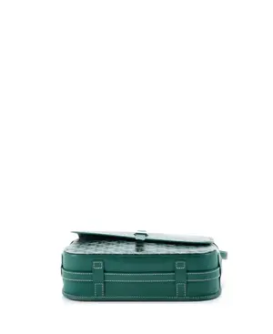 Goyard Mm Belvedere Ii Messenger Bag Coated Canvas - Green