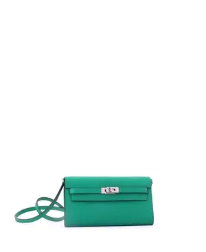 Hermès Kelly To Go Wallet Epsom - Green