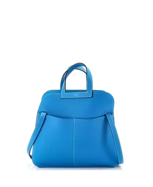 Hermès 31 Halzan Bag Clemence - Blue