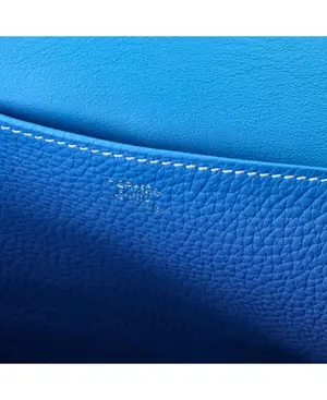 Hermès 31 Halzan Bag Clemence - Blue