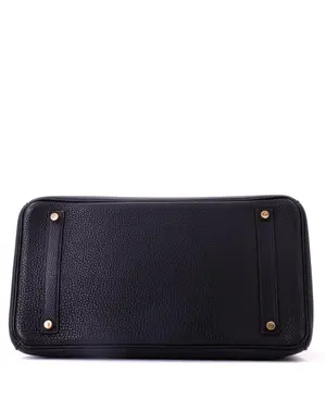 Hermès Birkin 35 Handbag Black Togo With Gold Hardware - Noir