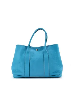 Hermès 36 Garden Party Tote Leather - Blue