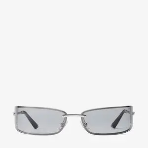 JIMMY CHOO Rectangular Rimless Sunglasses