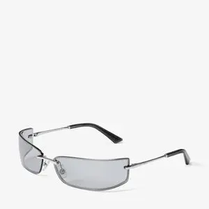 JIMMY CHOO Rectangular Rimless Sunglasses