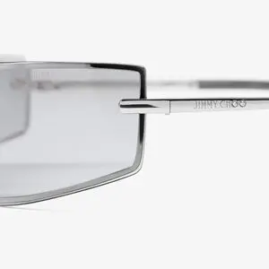 JIMMY CHOO Rectangular Rimless Sunglasses
