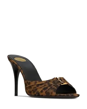 Women's Leopard Mules & Clogs