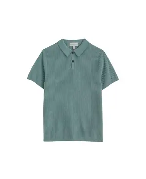 SEASALT CORNWALL Koeswik Short Sleeve Knitted Polo