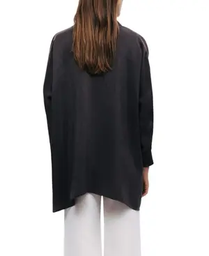 NOCTURNE Front-tie Longline Shirt