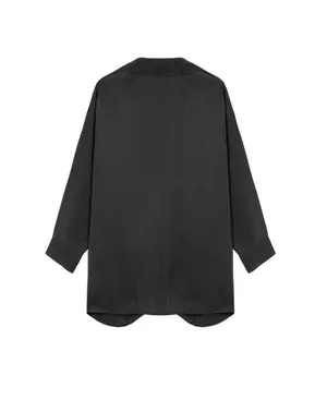NOCTURNE Front-tie Longline Shirt