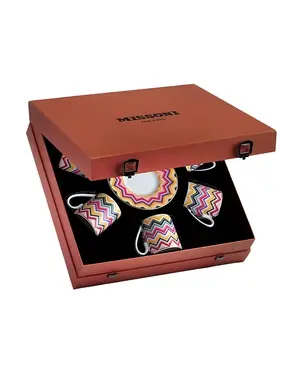 Missoni Marrakech Coffee Cup & Saucer, Set Of 6 - Multicolor